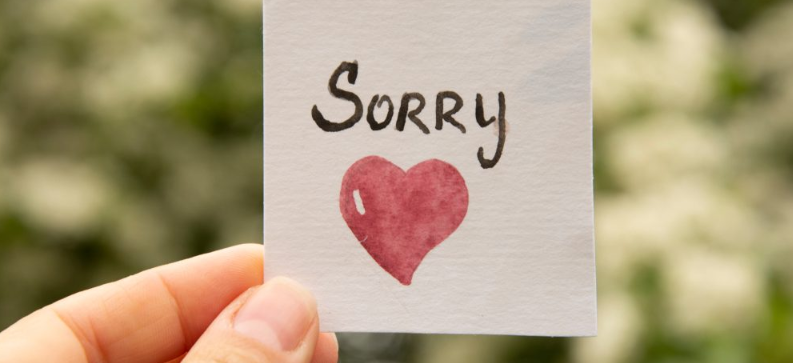 Teaching your child to apologize and mean it